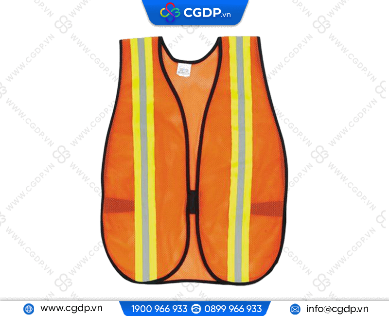 Mẫu áo ghile đồng phục bảo hộ công nhân SKU 100